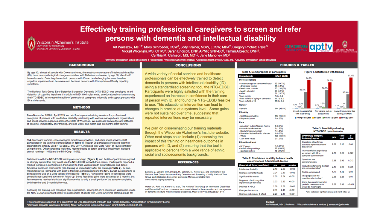 AAIC 2020 Poster on NTG-EDSD